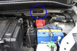 ワゴンR(MH23S)のカラーコードの見方、表示場所!!